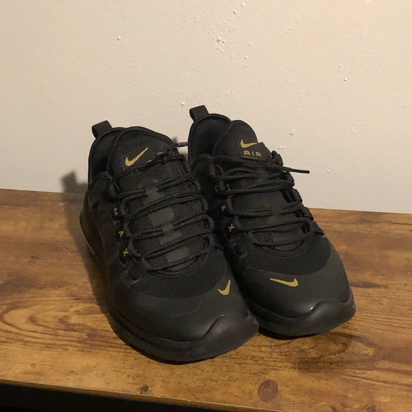 Nike | Shoes | Women Air Max Axis Black Metallic Gold | Poshmark